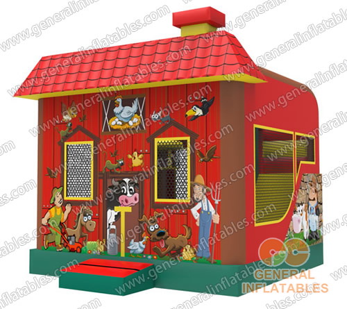 Inflatable Farm Combo With Slide | Inflatable Combos | Products ...