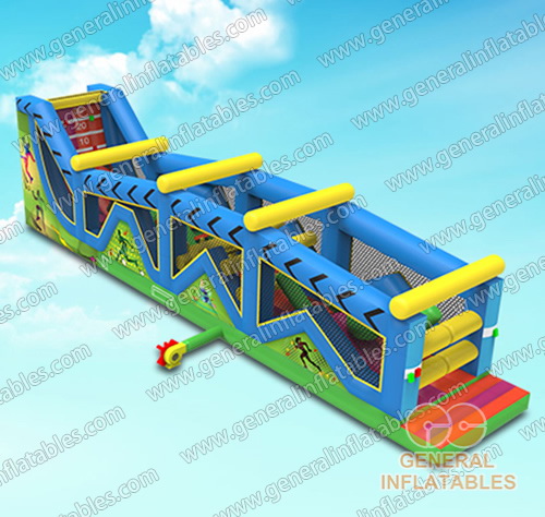 Inflatable Ninja Warrior Obstacle Course | Obstacle Courses | Products ...