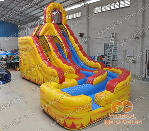Fire N Ice Water Slides | Inflatable Slides | Products | generalinflatables