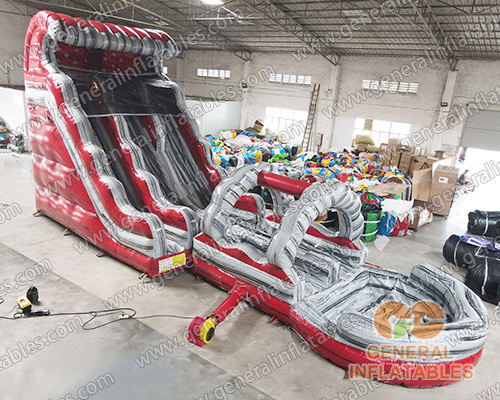 Red Wave Water Slide N Slip | Inflatable Water Slides | Products ...